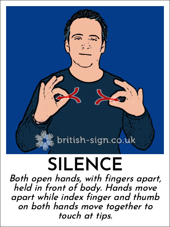 Silence in British Sign Language (BSL)