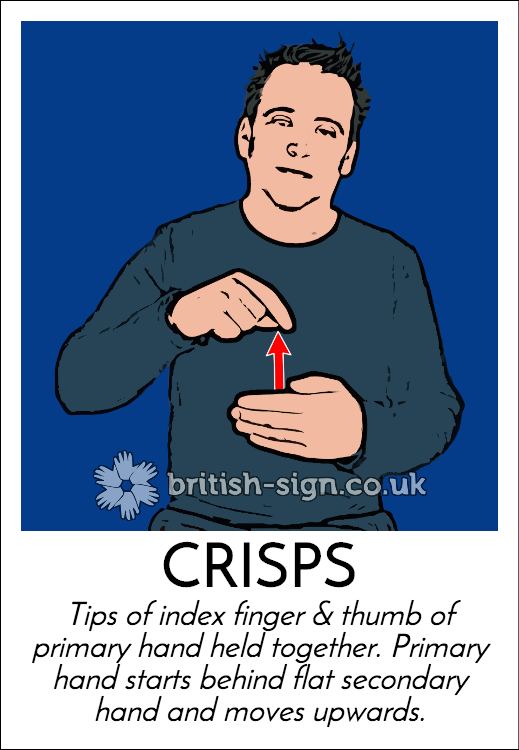Sign of the Day - Crisps : r/BSL