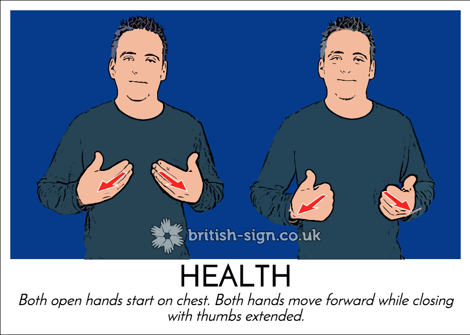 Sign of the Day - Health : r/BSL