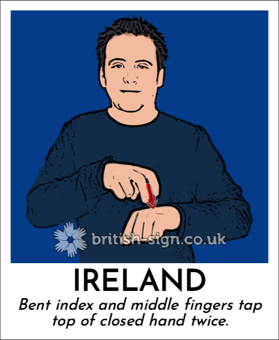 Left Handed Signing - British Sign Language