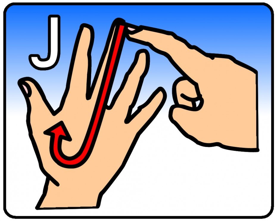 British Sign Language Dictionary | j