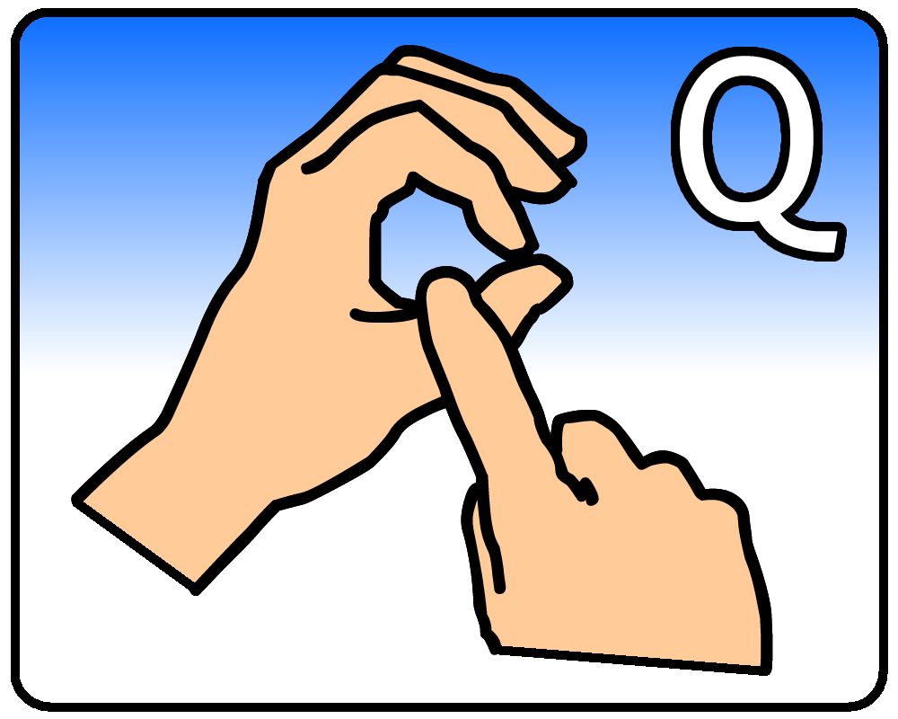 British Sign Language Dictionary | q