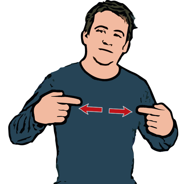 British Sign Language Dictionary | Opposite