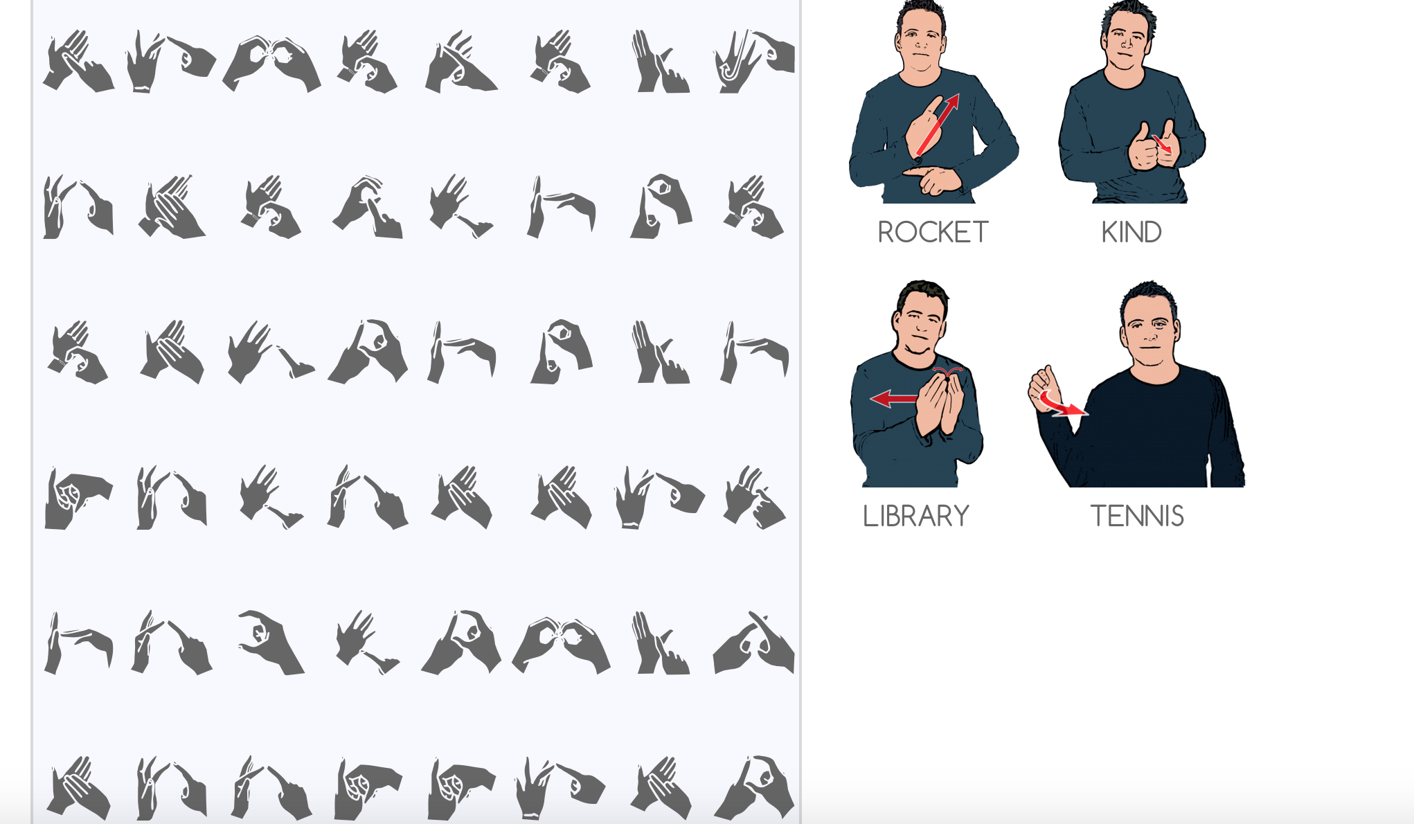 British Sign Language Word Search