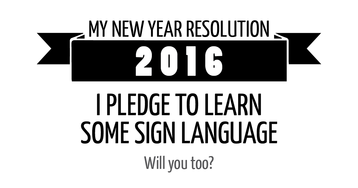 New Year Resolution - Learn Sign Language - British Sign Language ...