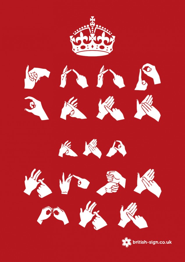 Keep Calm & Sign BSL - British Sign Language - Learn BSL Online